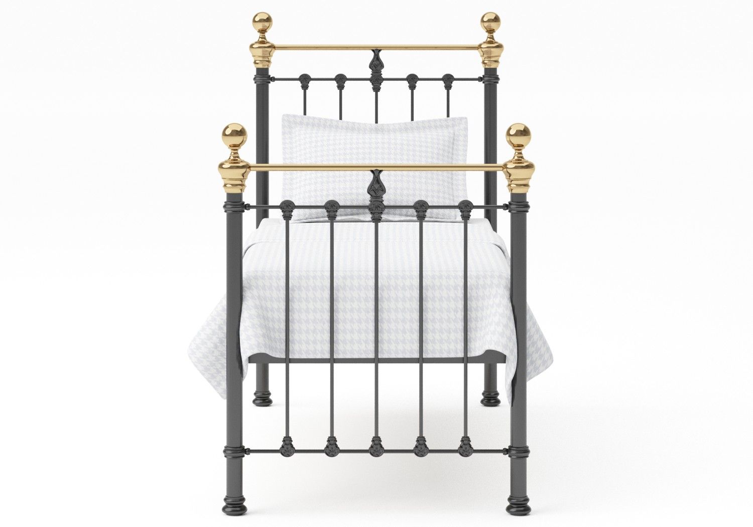 Hamilton - Lit en fer avec boutons en laiton - The Original Bed Co. - FR