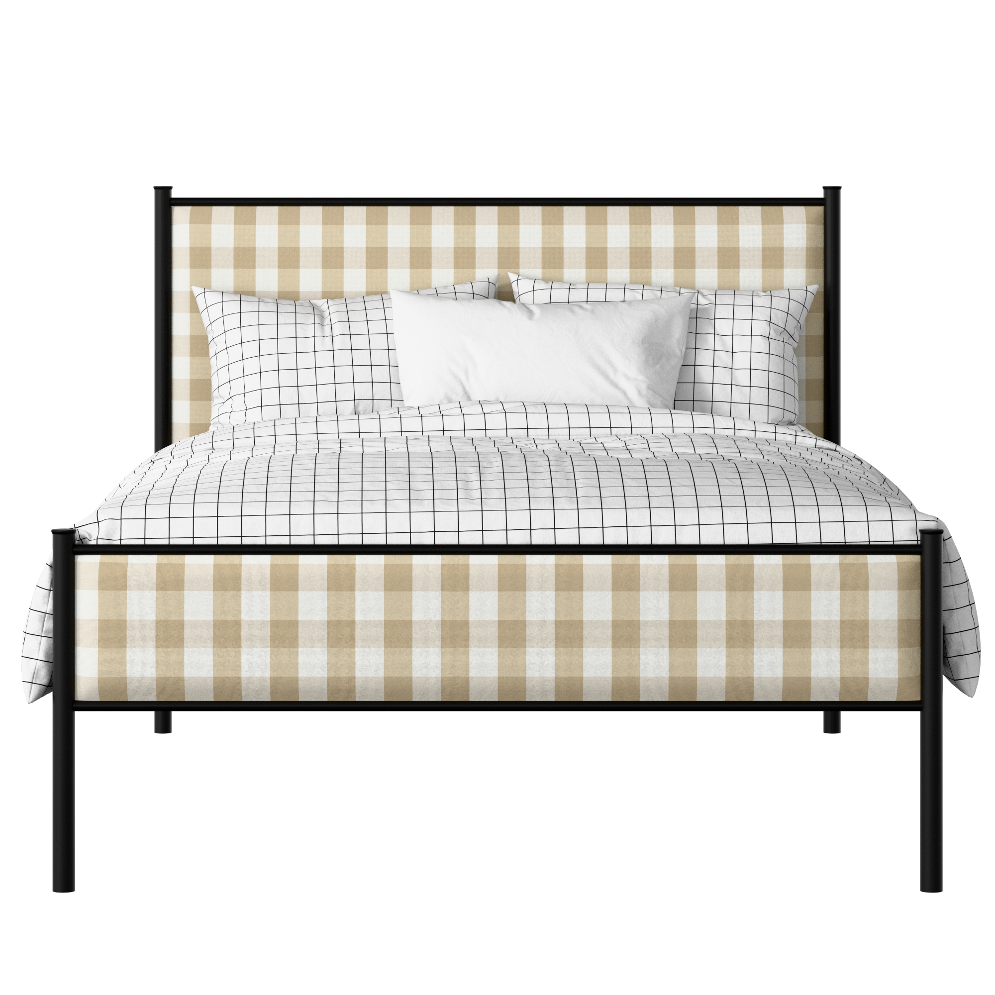 Brest Slim - Iron/Upholstered Bed Frame - The Original Bed Co - UK