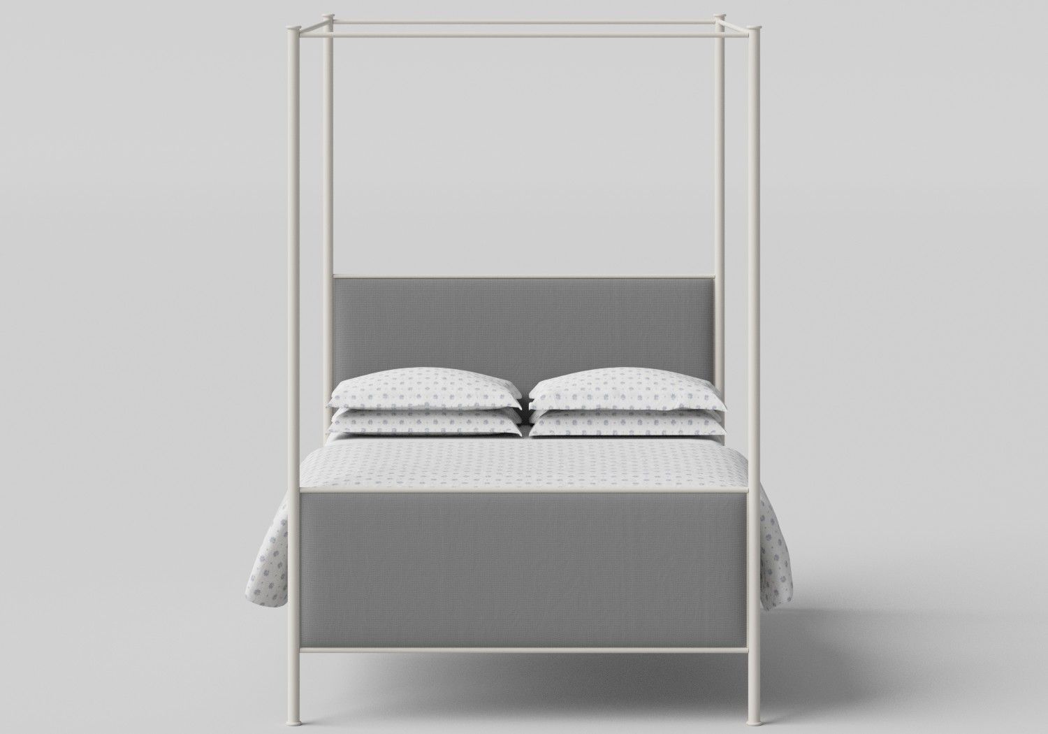 Reims - Iron/Upholstered Four Poster Bed - The Original Bed Co - UK