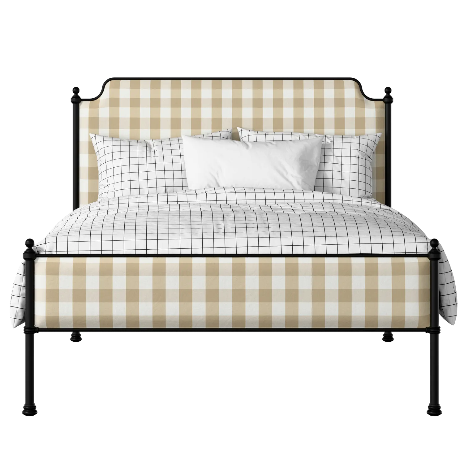 Miranda Slim - Low Footend Iron/Upholstered Bed Frame - The Original ...