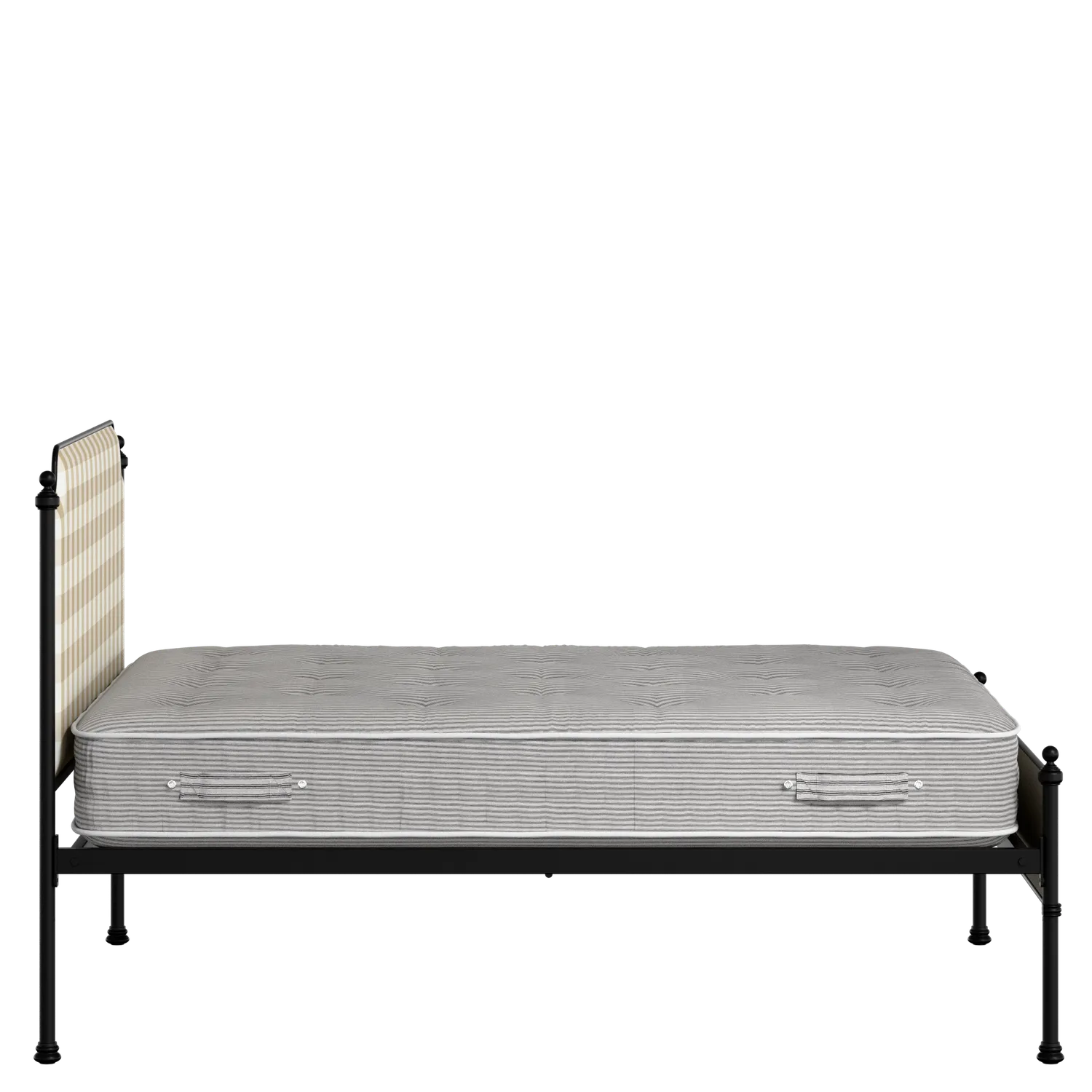 Miranda Slim - Low Footend Iron/Upholstered Bed Frame - The Original ...