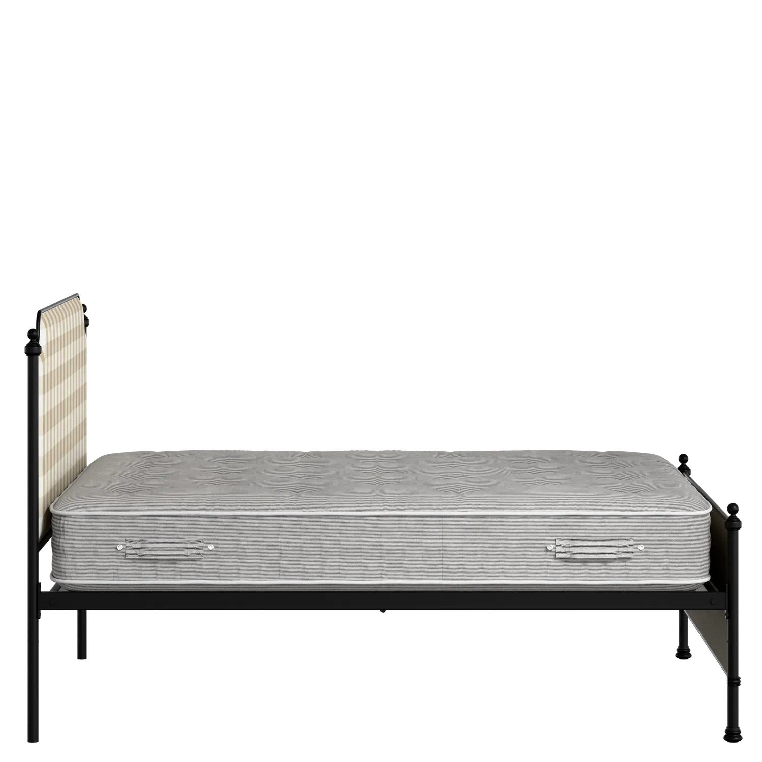 Miranda - Low Footend Iron/Upholstered Bed Frame - The Original Bed Co - UK