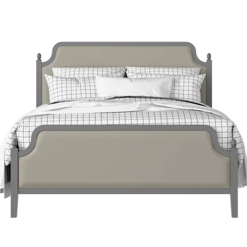 Bronte Upholstered painted wood bed with upholstery - Thumbnail