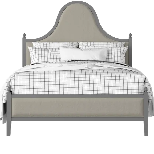 Bryce Upholstered painted wood bed with upholstery - Thumbnail