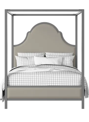 Joyce Upholstered painted wood bed with upholstery - Thumbnail