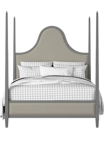 Kelly Upholstered painted wood bed with upholstery - Thumbnail