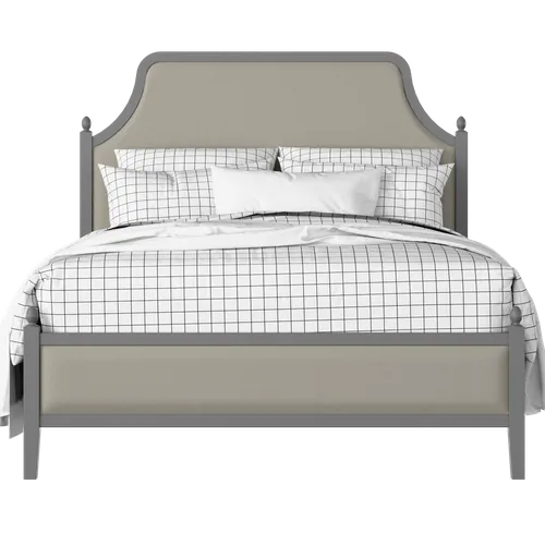 Ruskin Slim Upholstered painted wood bed with upholstery - Thumbnail