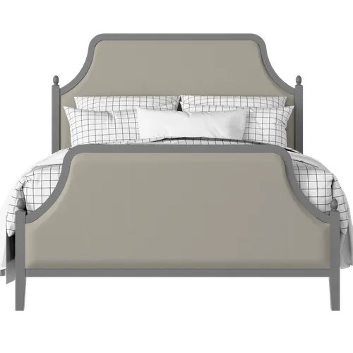 Ruskin Upholstered painted wood bed with upholstery - Thumbnail