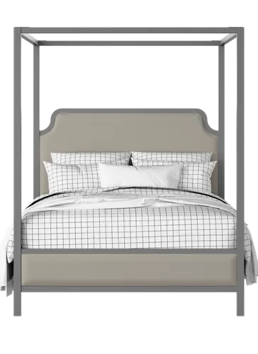 Tate Slim Upholstered painted wood bed with upholstery - Thumbnail