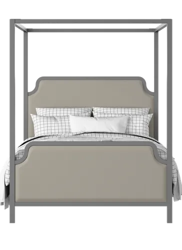 Tate Upholstered painted wood bed with upholstery - Thumbnail