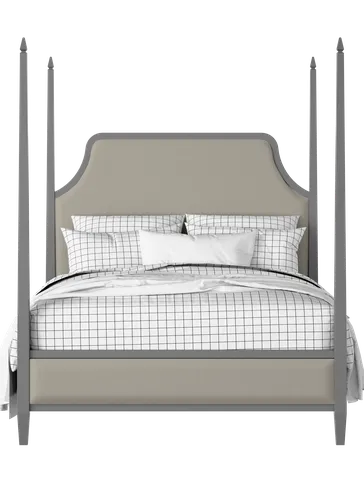Turner Upholstered painted wood bed with upholstery - Thumbnail