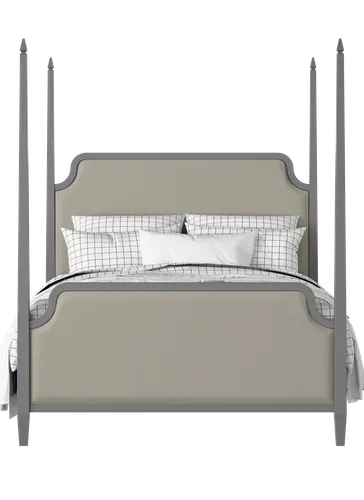 Wilde Upholstered painted wood bed with upholstery - Thumbnail